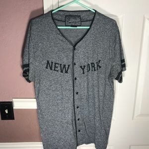 Shirts | New York Baseball Button Up | Poshmark